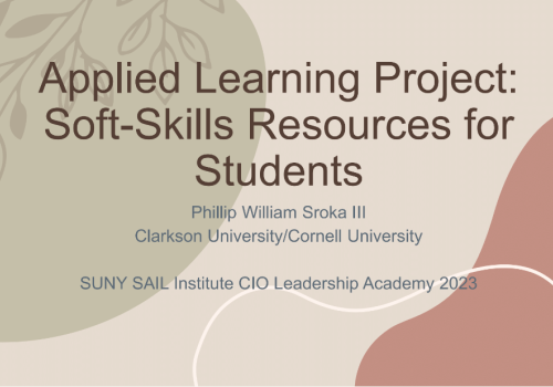 Applied Learning Library – SUNY Center for Professional Development